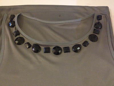 How to make a simple embellished tank top | The Stitching Scientist